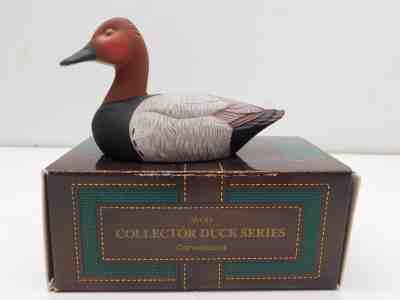 NOS Avon Collector Duck Series 1984 Canvasback Decoy Figurine - Sold ...