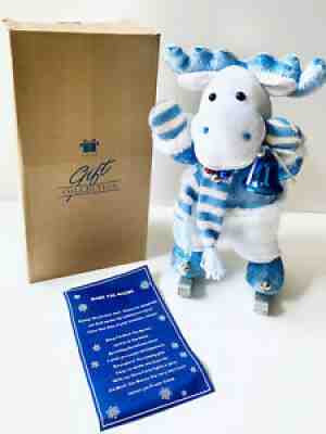Mark The Moose 2002 Avon Gift Collection Ice Skating talking holiday ...