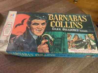BARNABAS COLLINS Dark Shadows Board Game Milton Bradley with FANGS ...