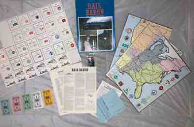 Rail Baron 1977 1st Edition - Never Played! 100% Complete - Perfect ...