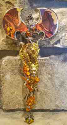 MYTHS & MAGIC TRIUMPH OVER THE BEAST DRAGON BATTLE AXE 11" BRADFORD ...