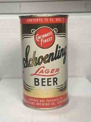 Brewery Memorabilia Collectibles : Schoenling Lager Beer Can Value ...