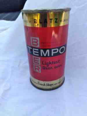 Flat top beer can Blatz Tempo - Sold for $940.00 | Collectible Beer ...