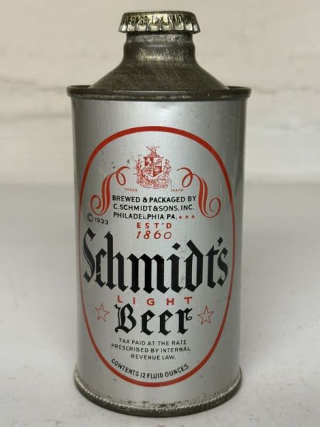 Brewery Memorabilia Collectibles : Display Schmidt Beer Can Value Guide ...