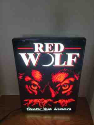 Budweiser Collectibles : Red Wolf Sign Budweiser Value Guide - Price ...