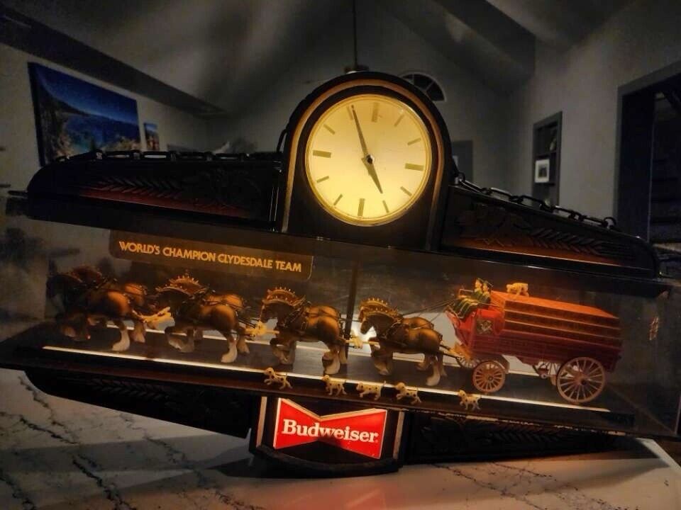 Budweiser Collectibles : Wall Clock Value Guide - Price List ...