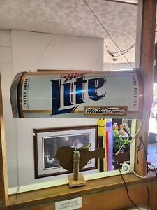 MILLER LIGHT CLASSIC POOL TABLE LIGHT 36" Long - Sold for $200.00 ...