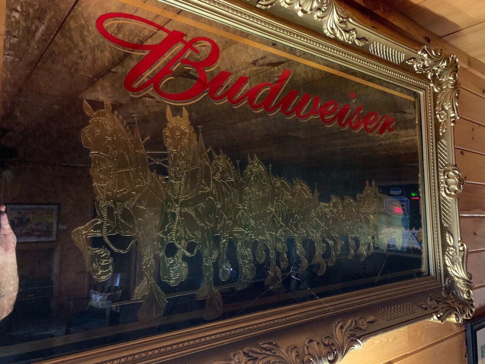 Budweiser Collectibles : Mirror Gold Frame Value Guide - Price List ...
