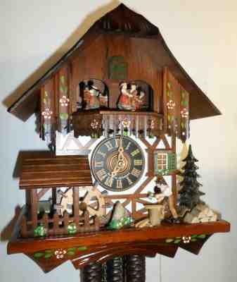 Rare And Collectible Clocks : Hones Woodchopper Clocks Value Guide ...