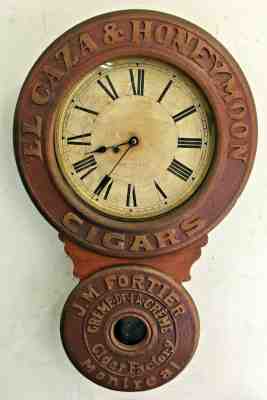 Antique Baird El Caza & Honeymoon Cigars Montreal Advertising Wall ...