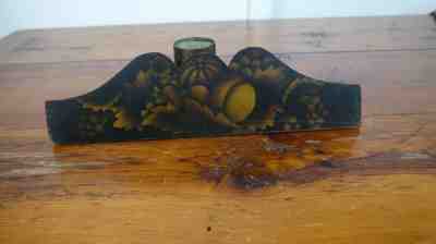 antique original american wooden works shelf clock splat topper parts ...