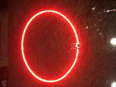 ENCC Cleveland 6 sided deco script clock neon tube red inner electric ...