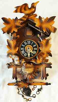 Vintage REGULA 25 Cuckoo Wood Clock GM 1731483 1741584 *MADE IN GERMANY ...