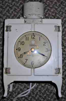 GE “Monitor Top” Telechron Refrigerator Clock ~Working Condition ~ RARE ...