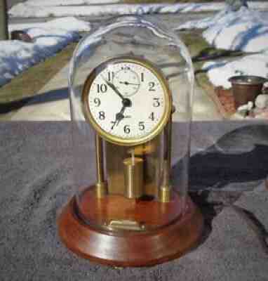 Antique Poole Barr Battery Electric Silver Dial Seconds Bit Shelf ...