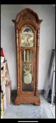 Vintage Charles R. Sligh Clocks Grandfather Clock - Gorgeous - Works ...