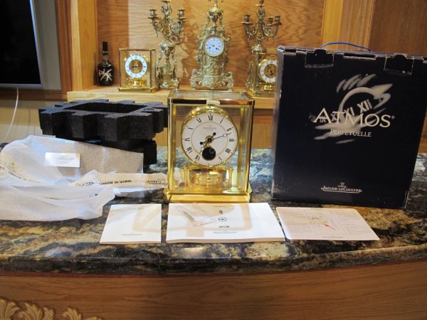 Rare And Collectible Clocks : Atmos Blue Clocks Value Guide - Price ...