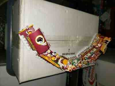 washington Redskins Christmas train set, DanBury Mint - Sold for $125. ...