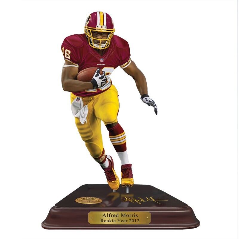 DANBURY MINT ALFRED MORRIS NFL WASHINGTON REDSKINS FIGURE FIGURINE NIB ...