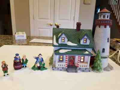 Dept 56 New England Village Craggy Cove Lighthouse & The Old Man & The ...
