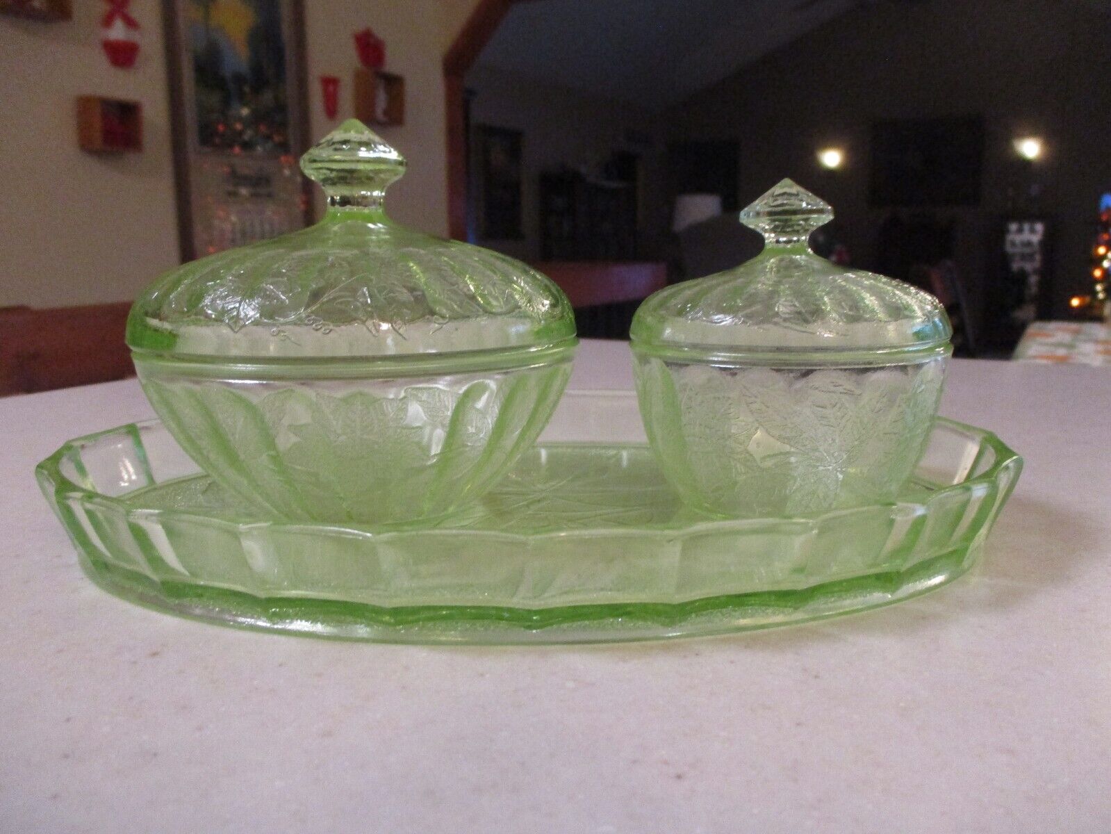 Depression Glass Collectibles : Set Vintage Value Guide - Price List ...