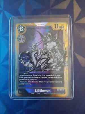 ENGLISH Lilithmon ALT ART BT3-091 Digimon Card Game 2021 SHINY PACK FRESH