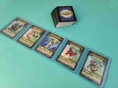 Digimon Collection Lot of 98 cards Holos BO Set - Seraphimon Guilmon ...