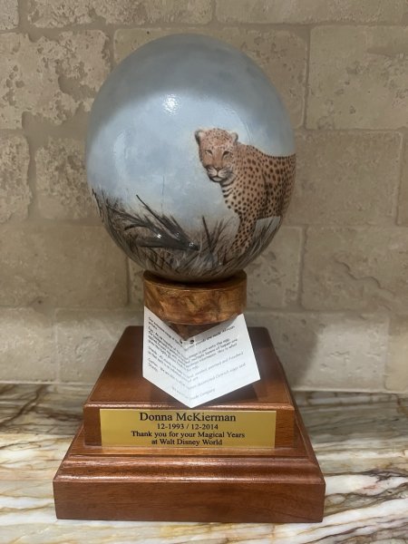 Rare One Of A Kind Ostrich Egg Award Trophy Given To Employee That Has ...