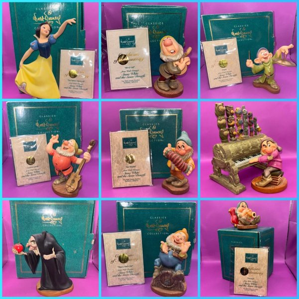 Rare And Collectible Disney Items : Wdcc Snow White Seven Dwarfs Disney ...