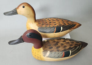JIM SLACK GW Teal Duck Decoys - Pekin Illinois Decoy - ELLISTON STYLE ...