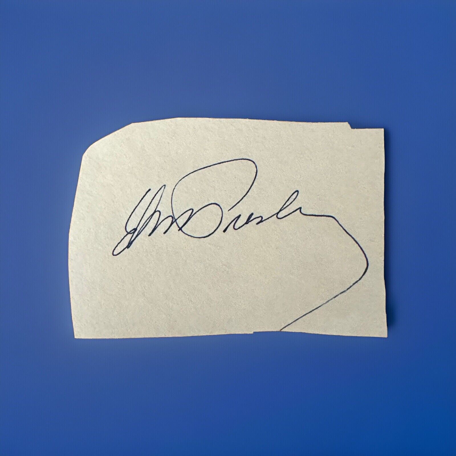 Elvis Presley Autograph Signed Cut Authentic w/LOA Stephen Shutts ...