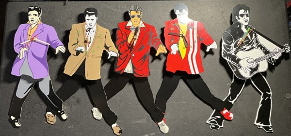 Elvis Collectibles : Elvis Presley Elvis Clock Swinging Legs Value ...