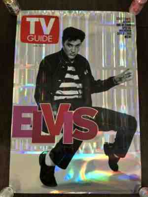 RARE - TV GUIDE ELVIS PRESLEY LARGE HOLOGRAM POSTER - Never Published ...