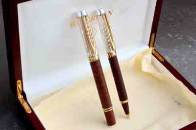 Collectible Fountain Pens : Waterman 100 Briarwood Fountain Pen Value ...
