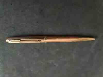 VINTAGE PARKER 75 GODRON 18CT SOLID GOLD PRESIDENTIAL BALLPOINT PEN ...