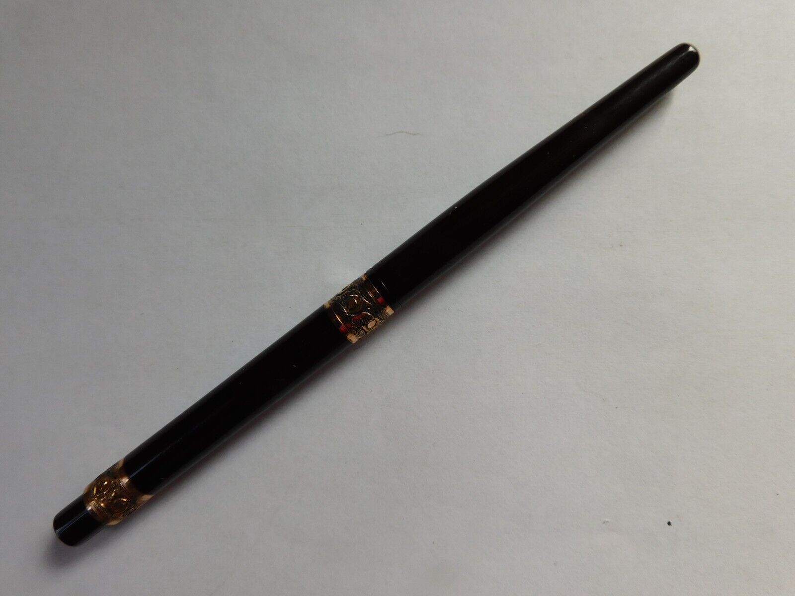 Waterman s Taper Cap Hard Rubber #24 Fountain Pen Ca 1910 Super Flex ...
