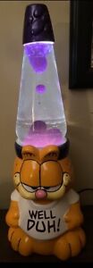 Vintage 1999 Garfield The Cat Lava Lamp Works - Sold for $299.99 ...