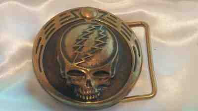 Grateful Dead Collectibles : Owsley Stanley Signed Bronze Buckle Value ...