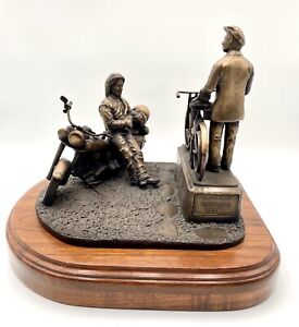 Harley Davidson 90th Anniversary Bronze Statue “The Reunion” #53 of 90 ...