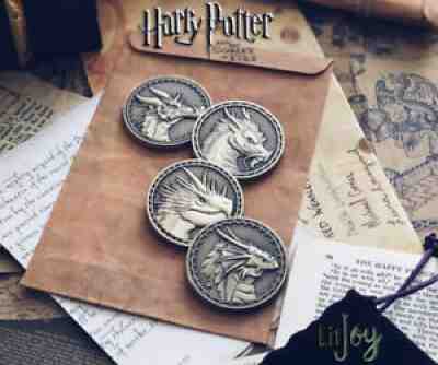 TriWizard Dragon Coin Set, Harry Potter, LitJoy Magical, Goblet of Fire ...