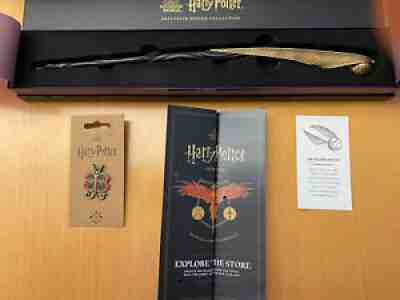 Harry Potter NY STORE PROMO Golden Snitch Wand Map GUIDE & BUTTERBEER ...