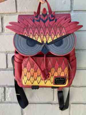 Loungefly Harry Potter Fawkes the Phoenix mini backpack Pre-owned ...