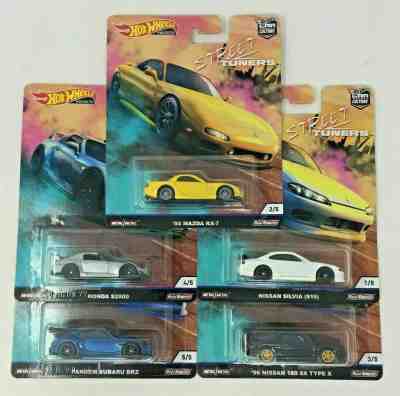 HOT WHEELS 2019 CAR CULTURE - STREET TUNERS SET - COMPLETE SET OF 5 ...