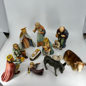Goebel Hummel Christmas Nativity Scene 11 Piece Figurine Set 1951 ...