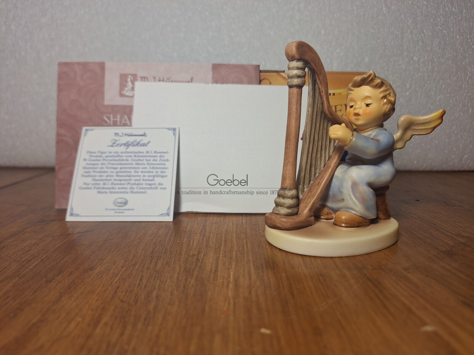 Rare And Collectible Hummel Items : Heavenly Harpist Hummel Value Guide ...