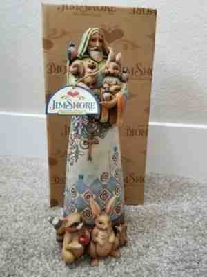 New! JIM SHORE Heartwood Creek ST. FRANCIS w/Animals FIGURINE 4007547 ...