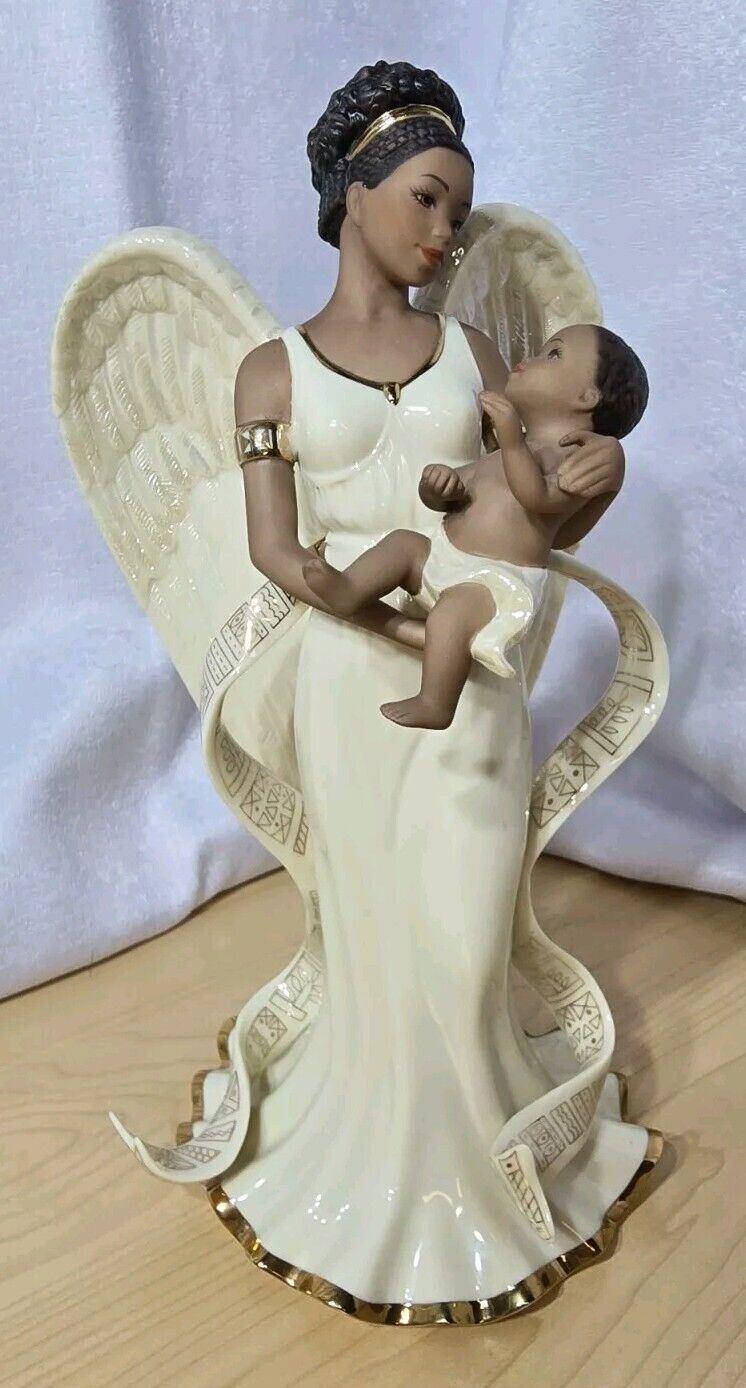 Rare And Collectible Lenox : Malaika Guardian Angel Love Value Guide ...