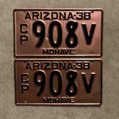Rare And Collectible Items : License Plate Mohave Value Guide - Price ...