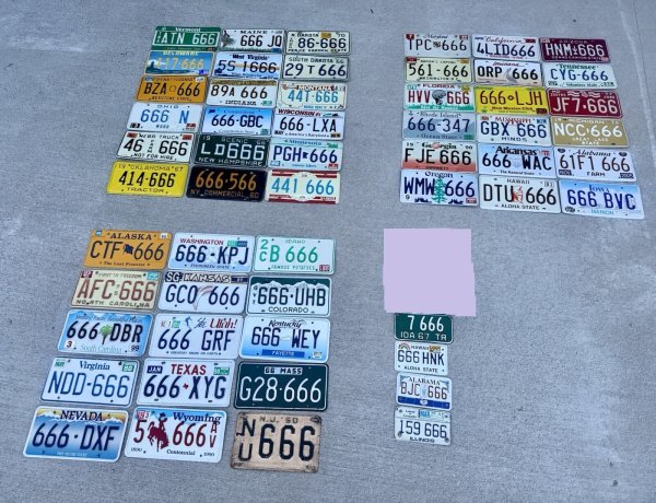 Rare And Collectible Items : License Plate Symbol Value Guide - Price ...