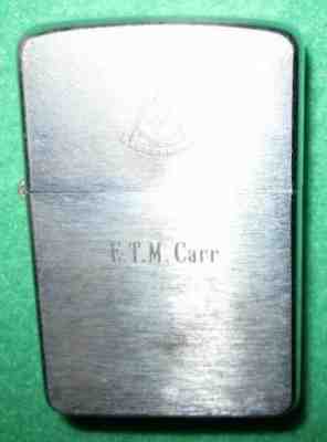 Vintage Mason Masonic Zippo Lighter w/ Initials - Sold for $20.50 ...